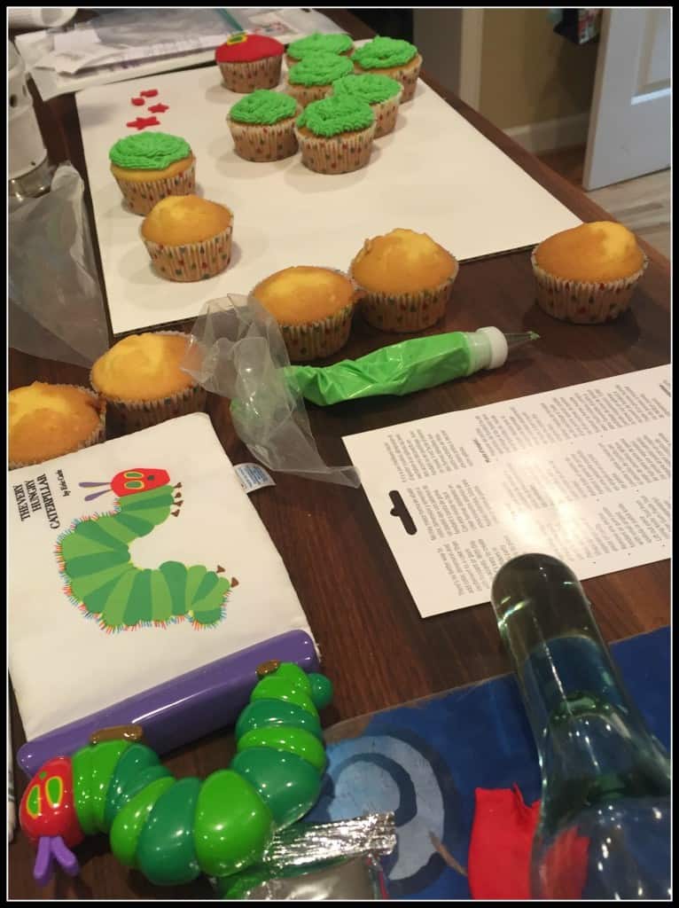 Very Hungry Caterpillar Birthday Cupcakes – Erin Brighton