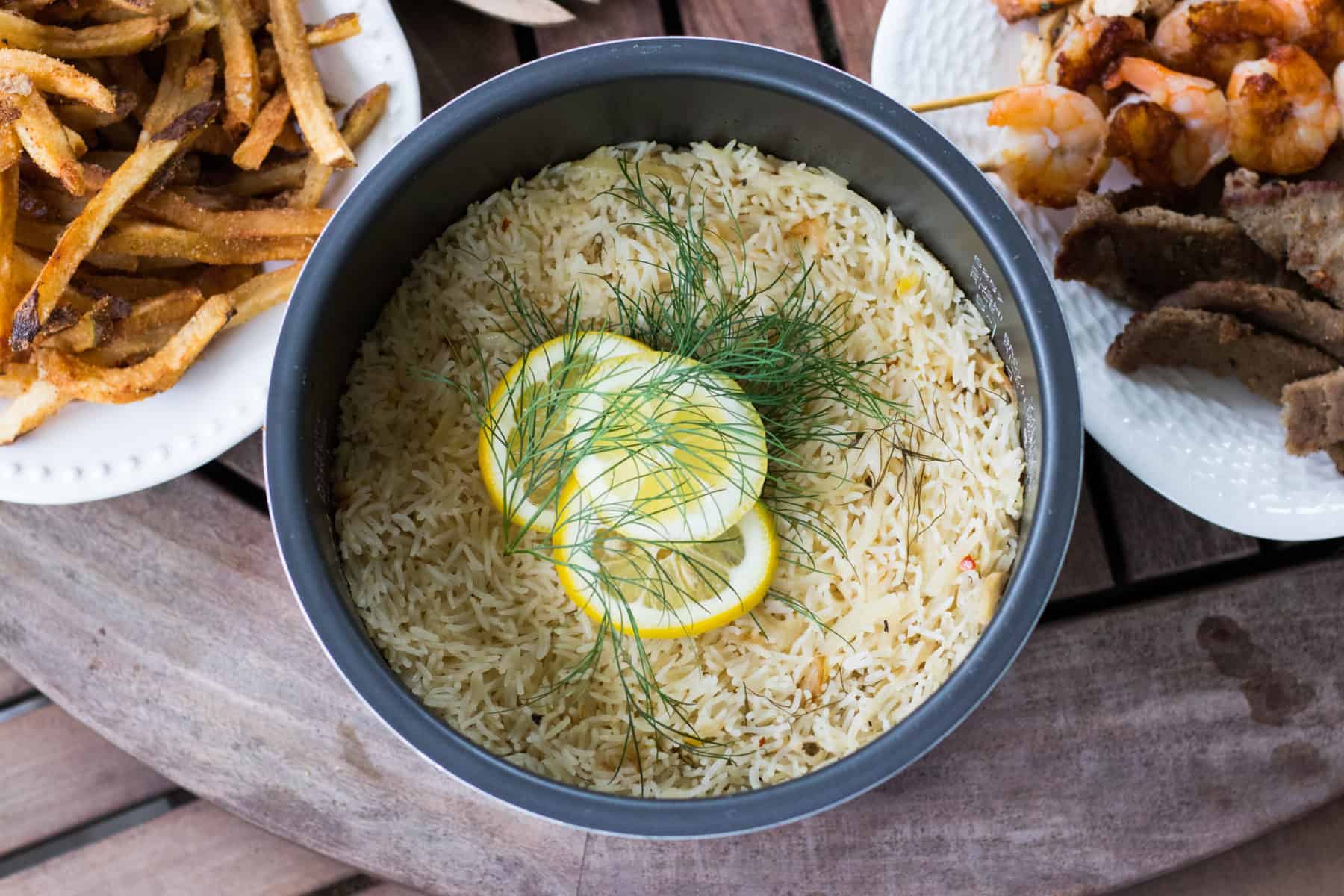 Easy Greek Lemon Rice In A Rice Cooker – Erin Brighton