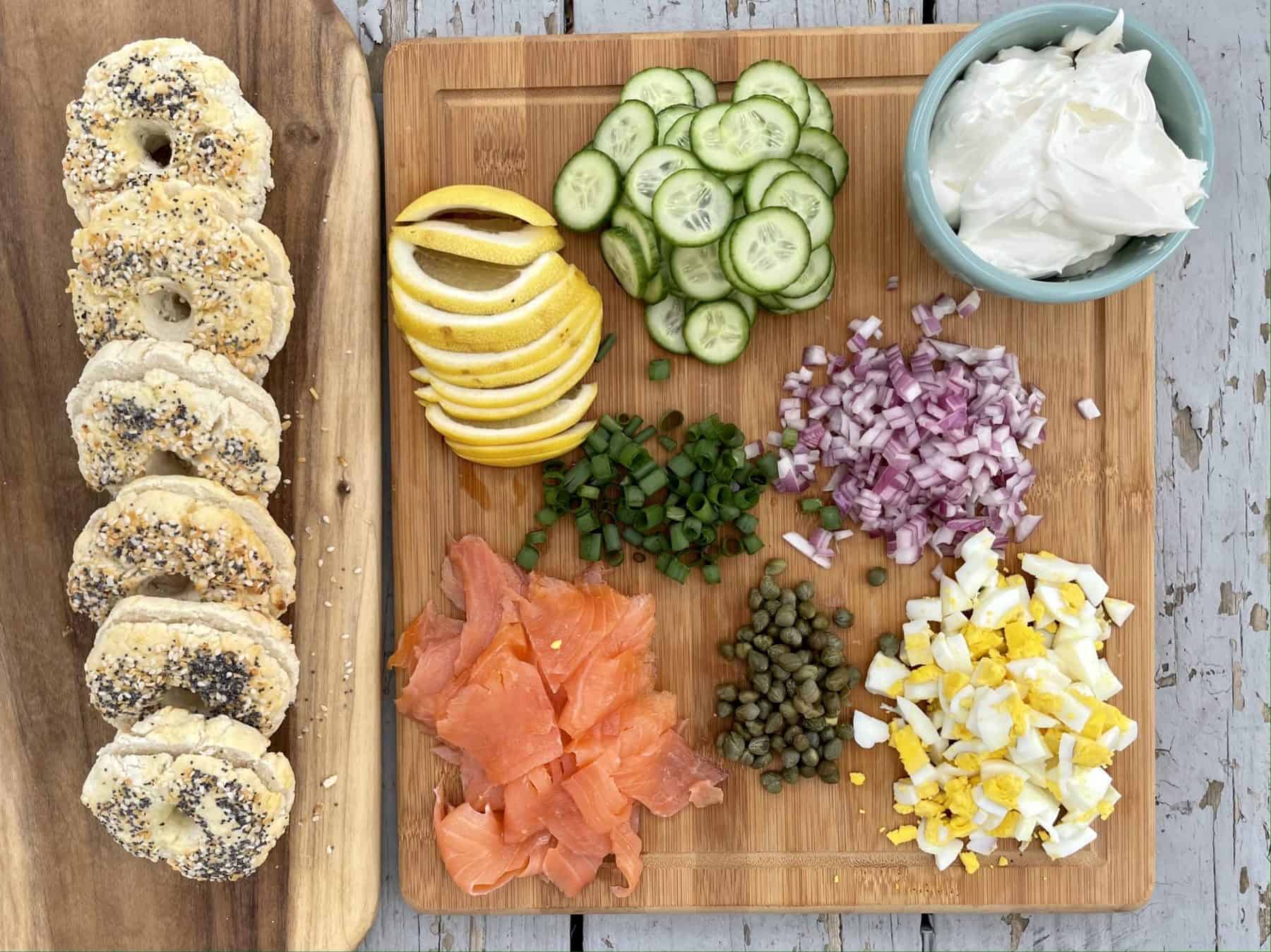 Easy Bagel Bar Ideas For Brunch – Erin Brighton